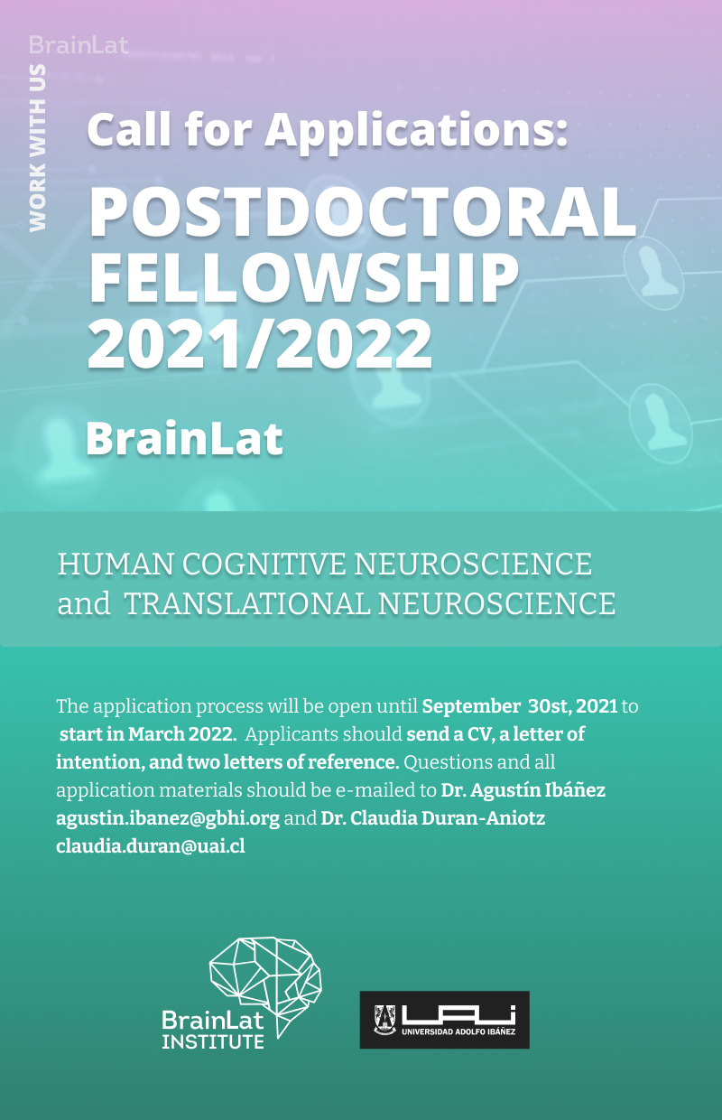 Call For Applications Postdoctoral Fellowship 2021 2022 Brainlat