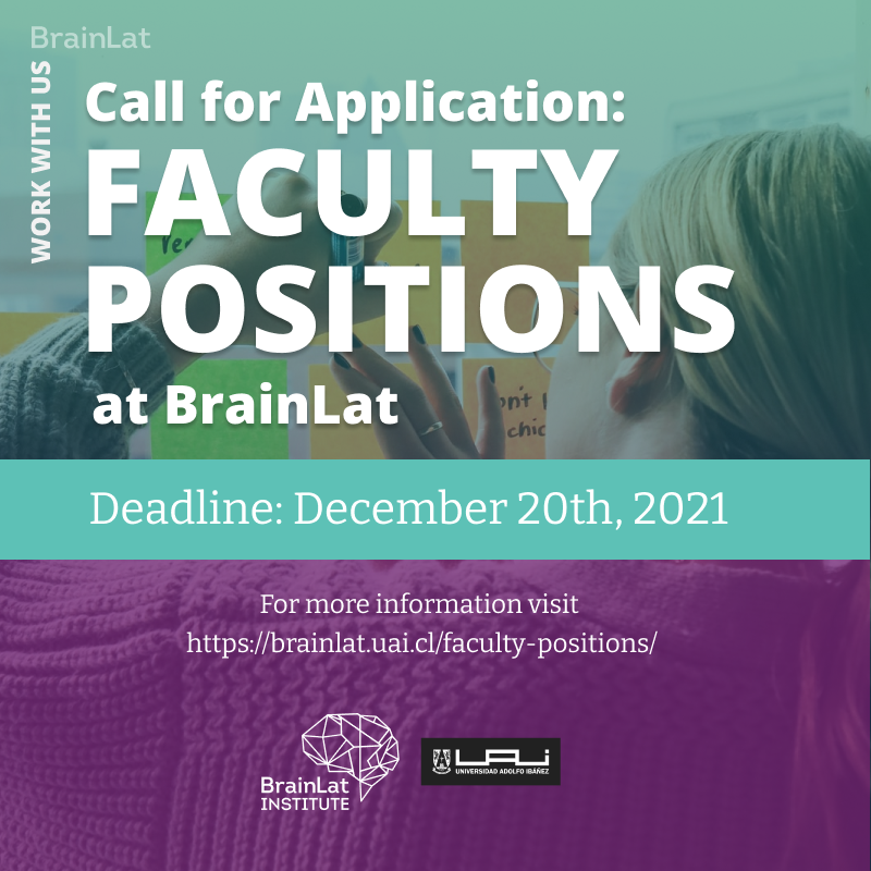 Call for Applications: Three Full-time Faculty Position (Open Rank position) 2022 - BrainLat ...