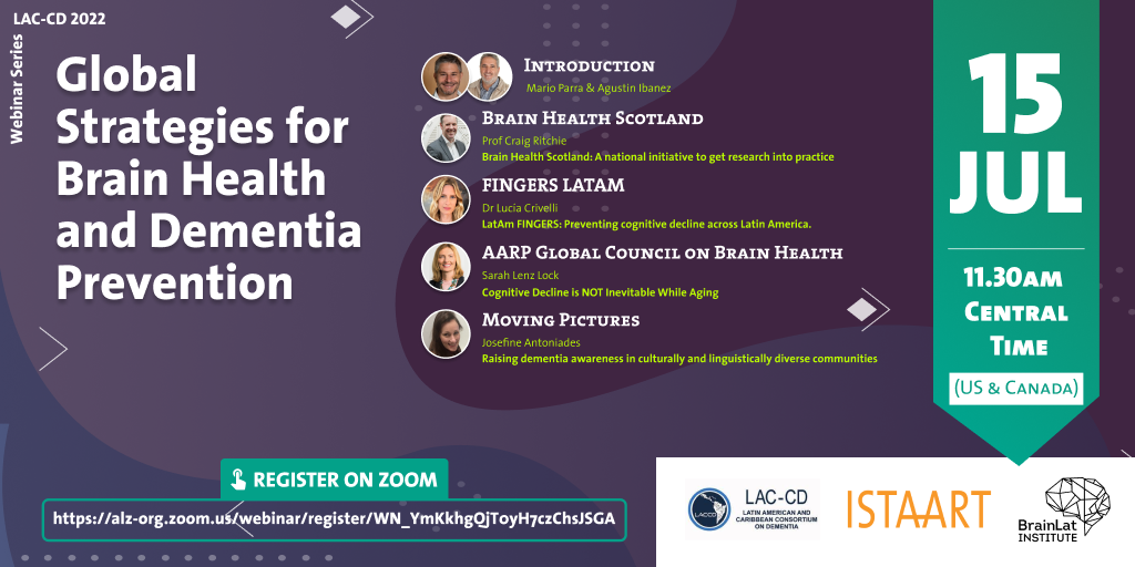 Webinar: Global Strategies for Brain Health and Dementia Prevention - BrainLat Institute