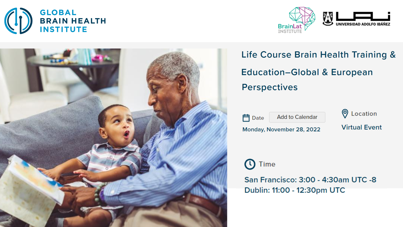 Life Course Brain Health Training & Education–Global & European ...