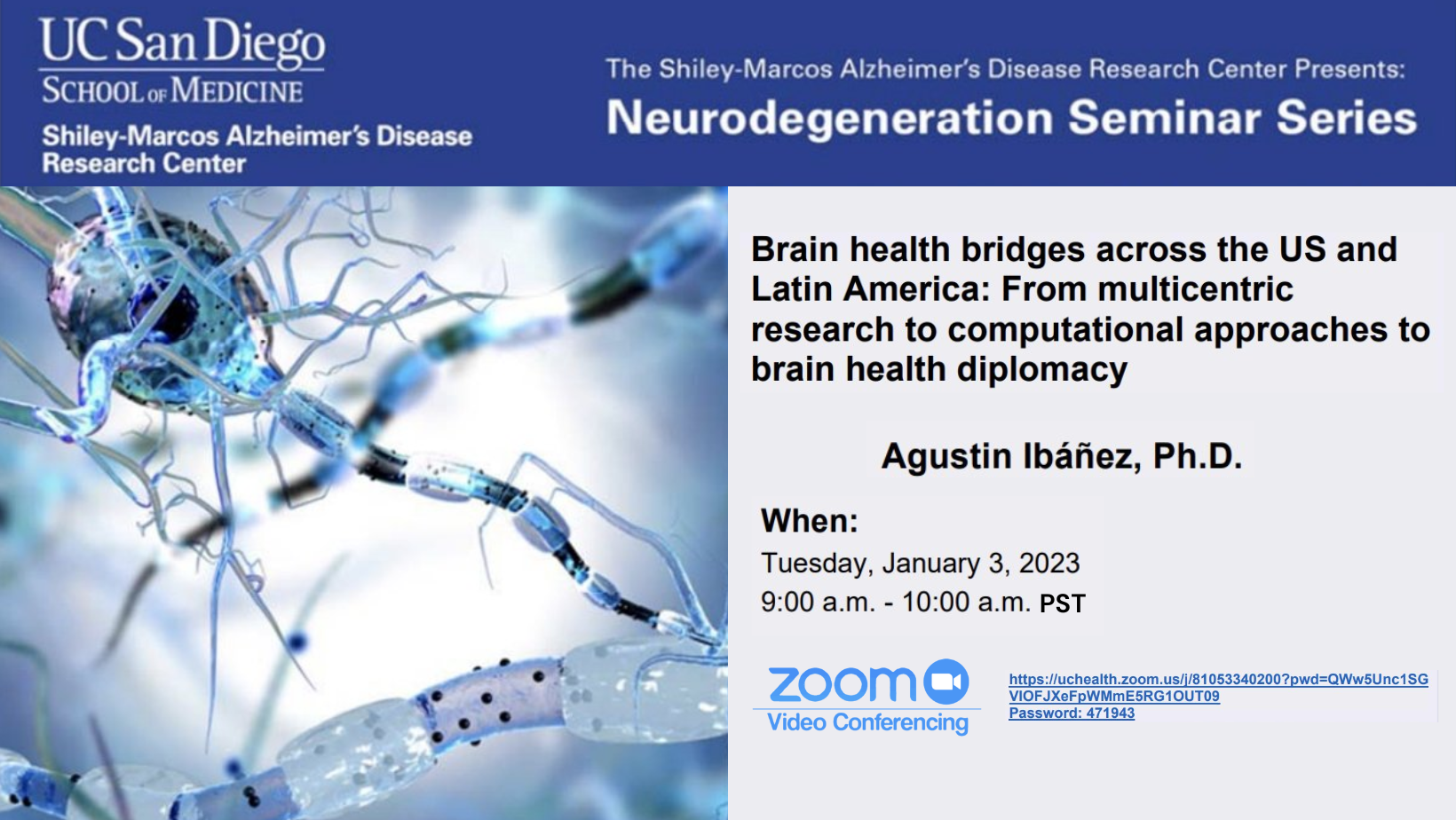 Webinar: Brain health bridges across the US and Latin America - BrainLat Institute
